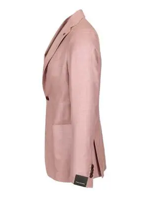 Tagliatore Montecarlo Wool And Silk Blazer