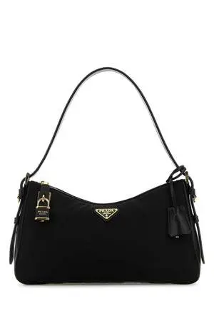 Prada Nylon Aimee Shoulder Bag - Black