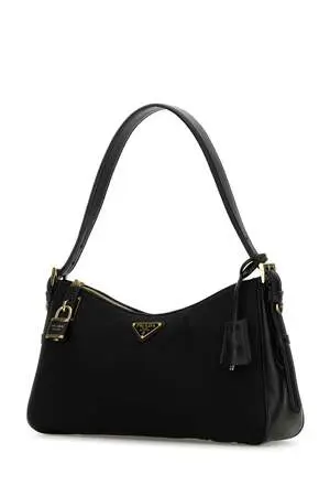 Prada Nylon Aimee Shoulder Bag - Black