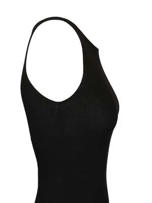 LISA YANG Lynette Ribbed Cashmere Top