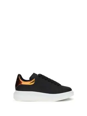 Alexander McQueen Leather Sneakers With Platform Sole - Black