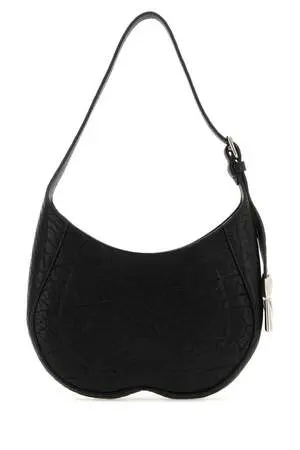 Burberry Leather Small Shoulder Bag - Black