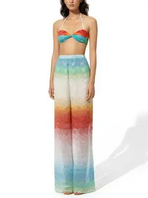 Missoni Pantalone Copricostume" Metallic Viscose Trousers