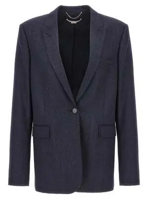 STELLA MCCARTNEY STELLA MCCARTNEY Single-Breasted Wool Blazer