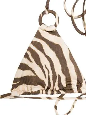Zimmermann Wanderlust Animal Print Bikini