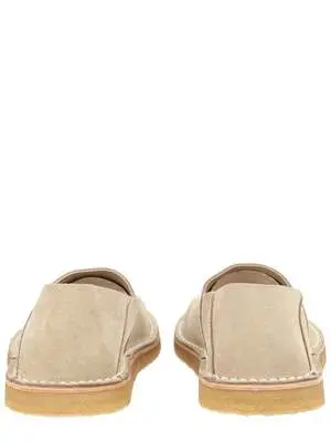 LEMAIRE Slip-on Moccasins - Cream