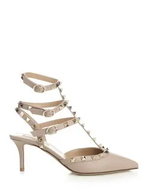 Valentino Garavani Rockstud Pumps With Straps - Multicolor