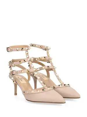 Valentino Garavani Rockstud Pumps With Straps - Multicolor