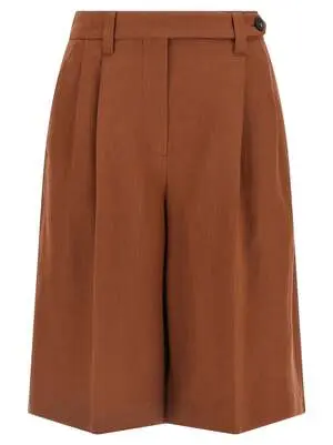 Brunello Cucinelli Sartorial Bermuda Shorts - Brown