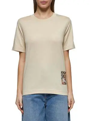 Burberry Cotton Crewneck T-shirt