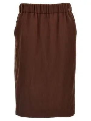 DRIES VAN NOTEN Dries Van Noten Safya Wool Blend Skirt