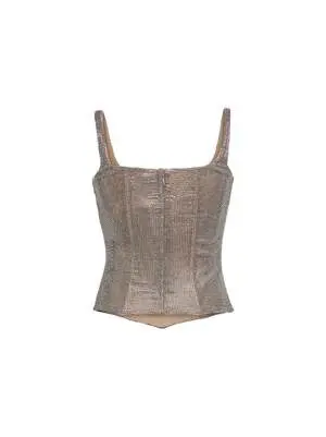 Giuseppe Di Morabito Crystal Embellished Bustier Top
