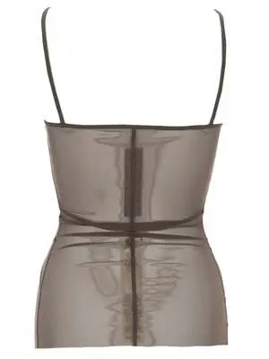 Rick Owens Asymmetrical Mesh Top
