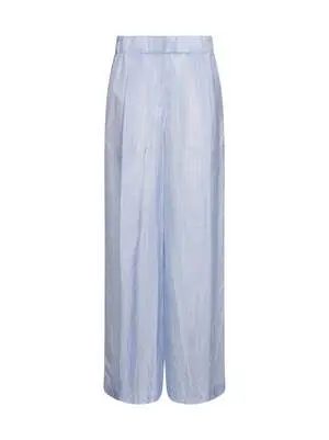 Dries Van Noten Striped Cupro Wide-leg Trousers - Multicolor