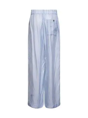 Dries Van Noten Striped Cupro Wide-leg Trousers - Multicolor