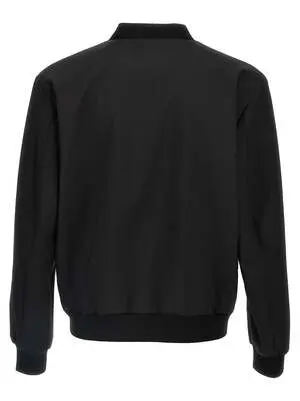 Dsquared2 Worsted Wool Cardigan With Logo Embroidery