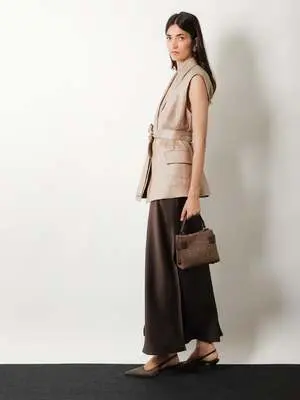 Brunello Cucinelli Woven Leather Crossbody Bag