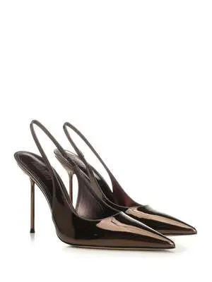 Paris Texas Lidia Slingback High Heel Pumps - Brown