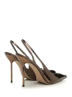 Paris Texas Lidia Slingback High Heel Pumps - Brown
