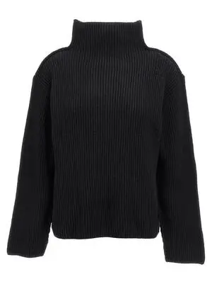 MARNI MARNI Ribbed High Neck Long Sleeve Sweater