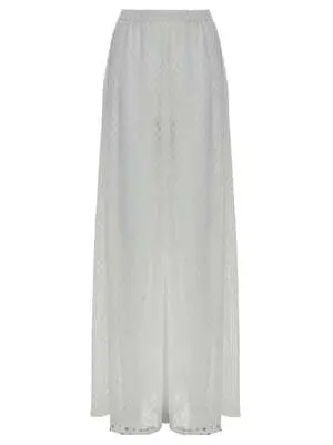 Missoni Viscose Palazzo Pants - White
