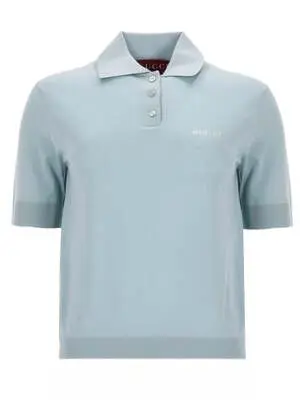 Gucci Wool And Cashmere Polo Shirt - Multicolor