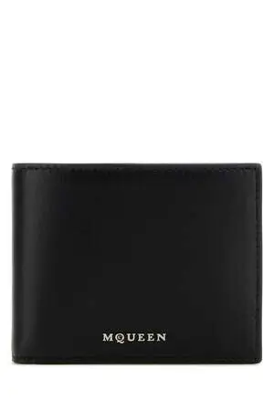Alexander McQueen Leather Wallet - Black