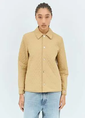 Burberry Reversible Quilted Nylon Jacket - Cream