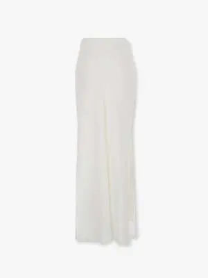Brunello Cucinelli Satin Long Skirt - Multicolor