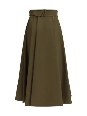 Burberry Trench Midi Skirt - Green