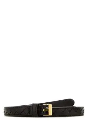 Bottega Veneta Woven Leather Belt - Brown