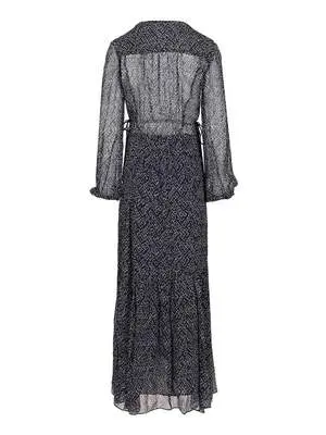 Isabel Marant Étoile Briane Long Printed Dress - Blue