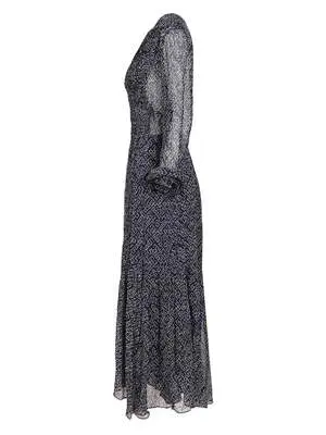 Isabel Marant Étoile Briane Long Printed Dress - Blue