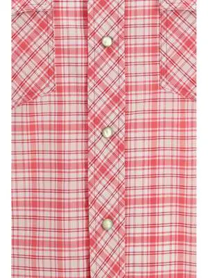 Versace Slim Checked Cotton Poplin Shirt