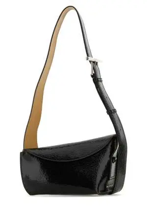 Alexander McQueen Leather Sling Crossbody Bag - Black