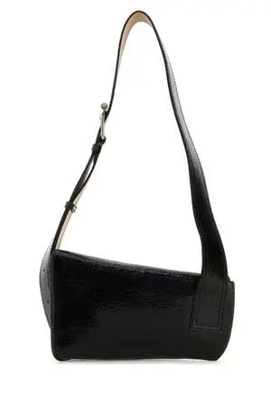 Alexander McQueen Leather Sling Crossbody Bag - Black