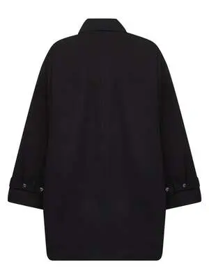 TOTEME Oversized Trench Jacket In Organic Cotton - Multicolor