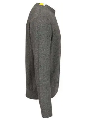 Loewe Midweight Wool Sweater With Two-tone Intarsia Detail