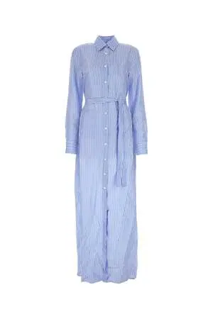 Prada Printed Silk Shirt Dress - Multicolor