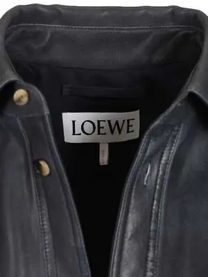 Loewe Lambskin Shirt Jacket - Blue