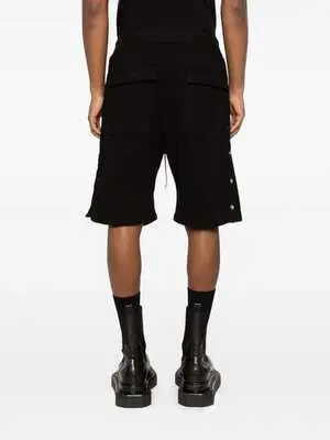 Rick Owens Snap Detail Drawstring Shorts
