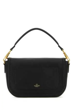 Valentino Garavani Leather Shoulder Bag - Black