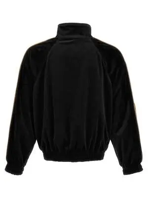 Rhude Sky Lounge Velvet Zip-up Sweatshirt