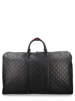 Gucci Gg Emblem Duffle Bag - Black