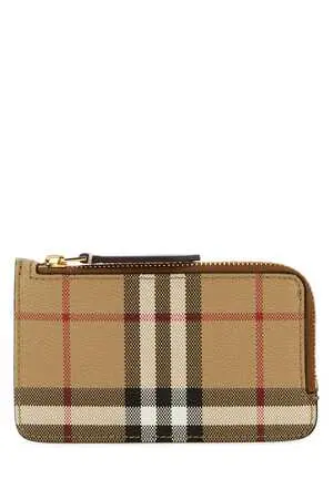 Burberry Printed Canvas Card Holder - Multicolor