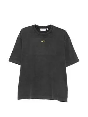 Off-white Embroidered T-shirts For Men