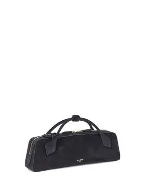 Alaïa Le Teckel Goat Leather Clutch Bag - Black
