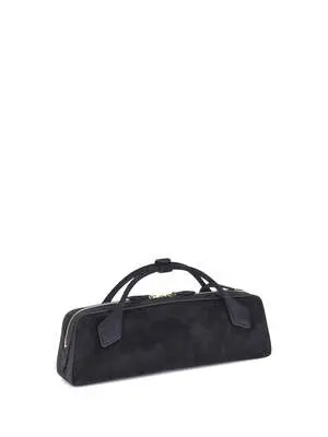 Alaïa Le Teckel Goat Leather Clutch Bag - Black