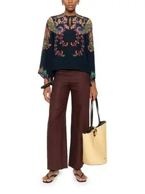 Etro Floral Paisley Print Blouse - Multicolor
