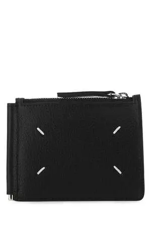 MAISON MARGIELA Leather Card Holder - Black